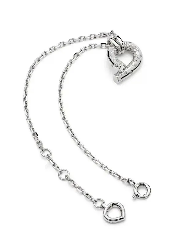 TABAYER 18kt White Gold Diamond Chain Bracelet