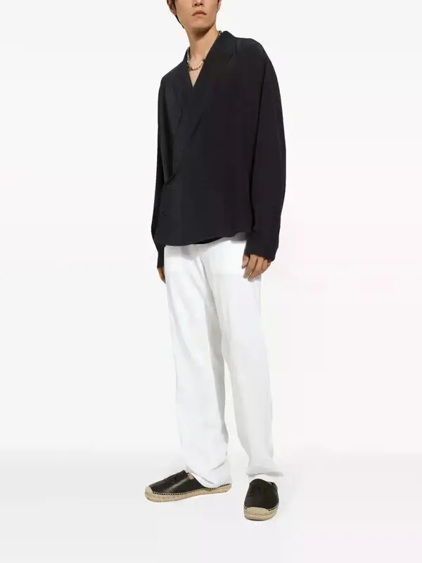 Dolce & Gabbana Wrap Silk Shirt