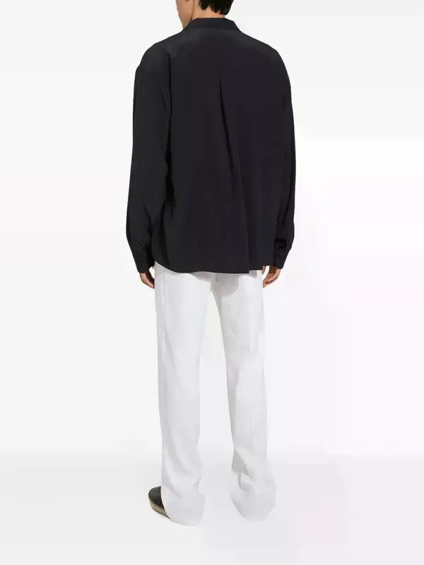 Dolce & Gabbana Wrap Silk Shirt