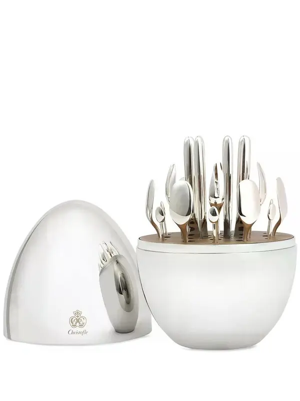 Christofle Mood Party 24-piece Flatware Set - Silver
