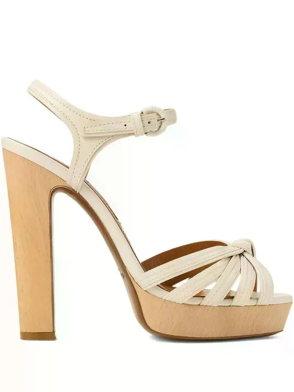 Ralph Lauren Kieran Heeled Sandals - Neutrals