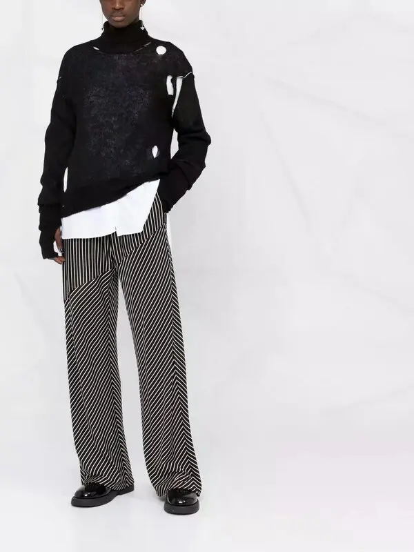 MAISON MARGIELA Distressed High-neck Jumper