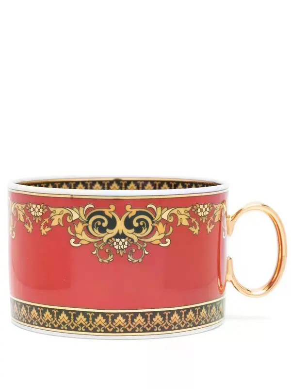 Versace Medusa Ceramic Tea Cup - Red