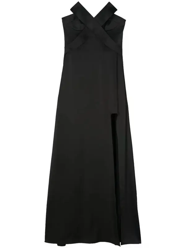 GENNY Embellished Maxi Dress - Black