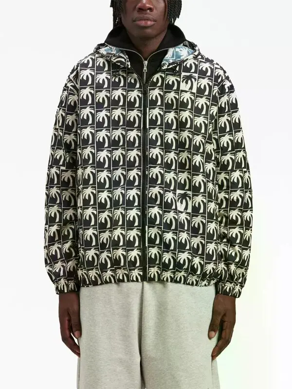 Palm Angels Dripping Palm Hooded Jacket