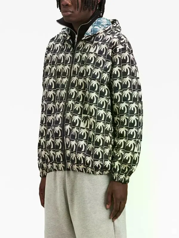 Palm Angels Dripping Palm Hooded Jacket