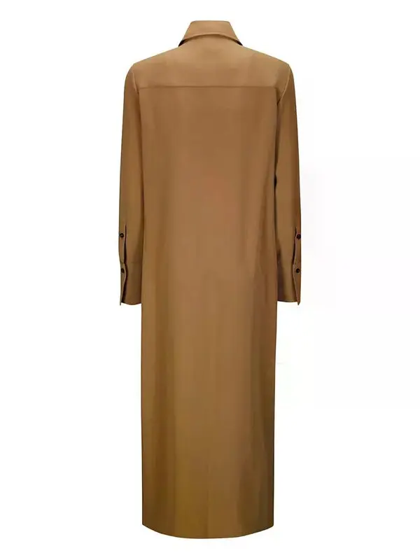 Alberto Biani Long Button-up Shirt Dress