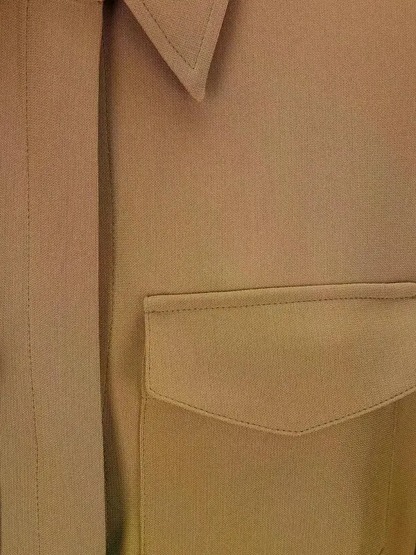 Alberto Biani Long Button-up Shirt Dress
