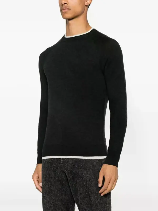 Eleventy Contrasting Trim Sweater