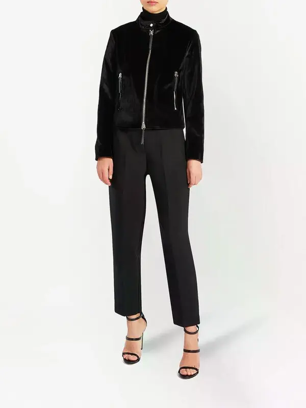 GIUSEPPE ZANOTTI Ofelia High Neck Zip-up Jacket