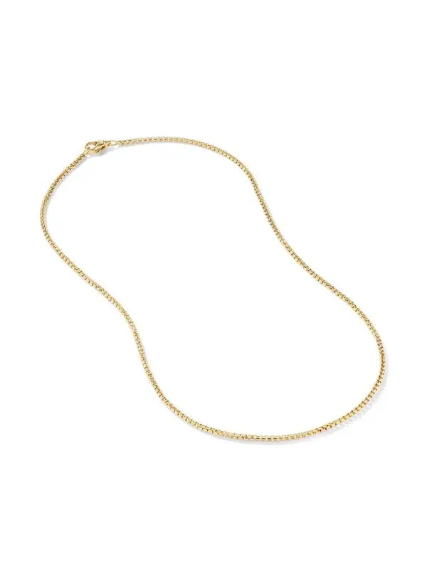 David Yurman 18kt Yellow Box Chain Necklace