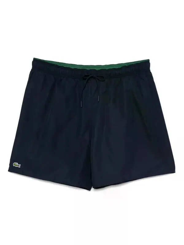 Lacoste Monochrome Swim Shorts - Blue