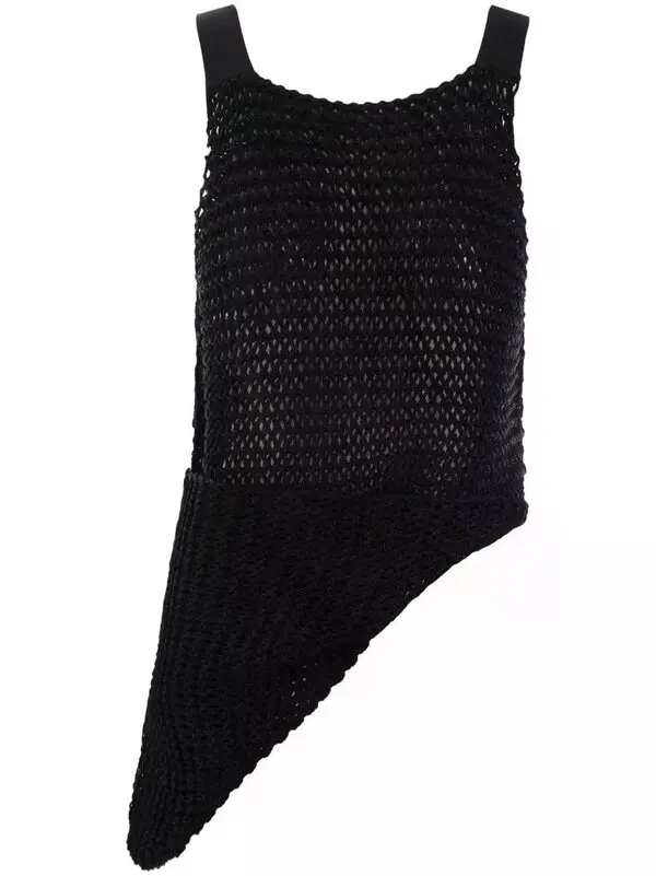 QUIRA Asymmetric Knitted Vest