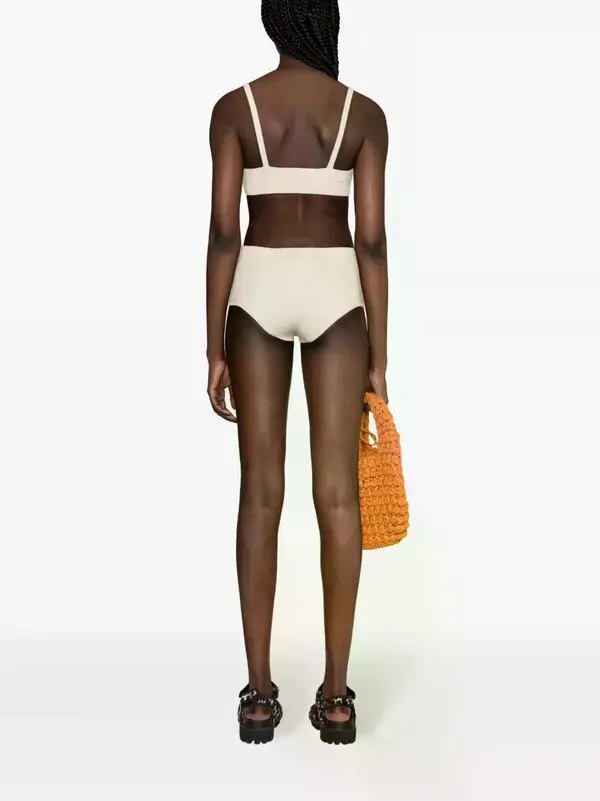 Alanui High-waist Ribbed Shorts