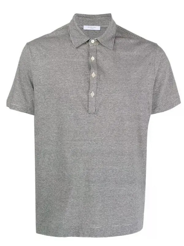 Boglioli Striped Polo Shirt
