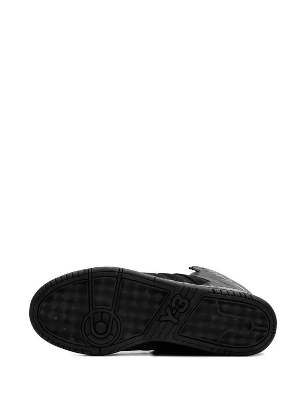 Y3 High-top Lace-up Sneakers - Black