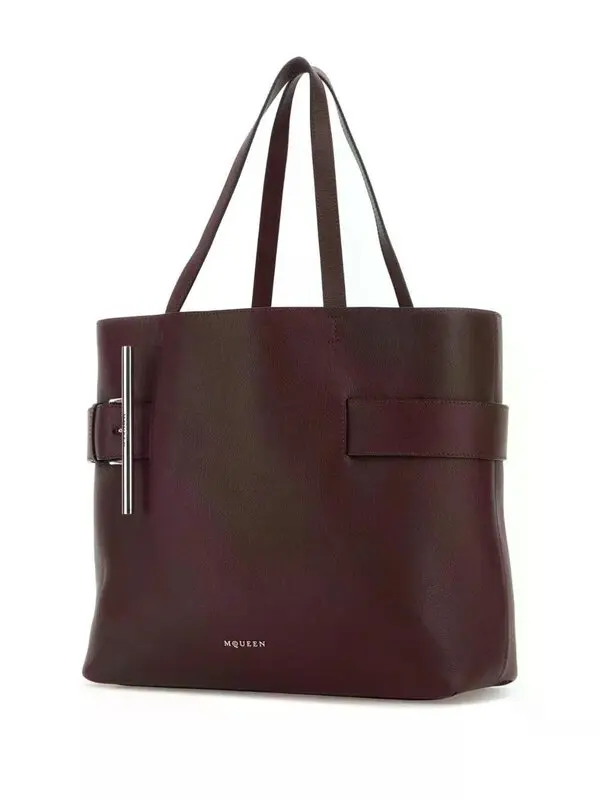 Alexander McQueen Tyrian T-bar Tote Bag - Brown