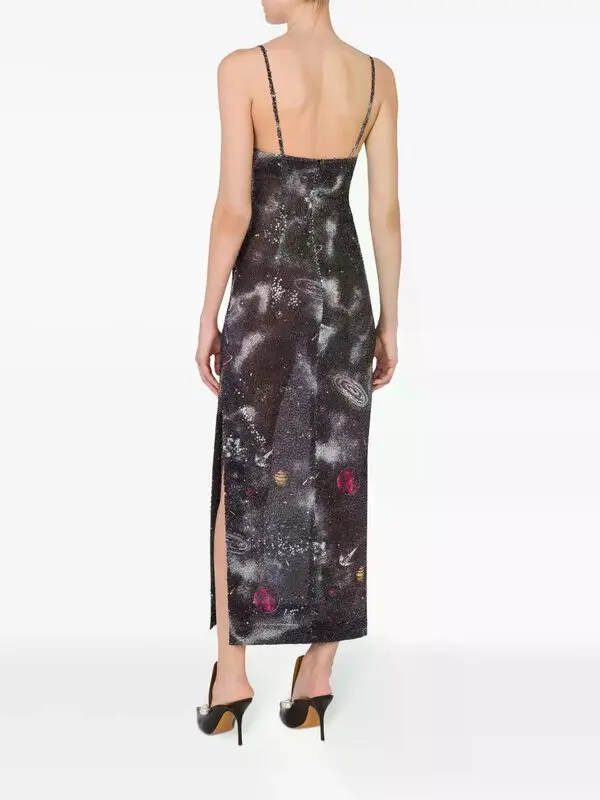 Moschino Astral Pattern Maxi Dress
