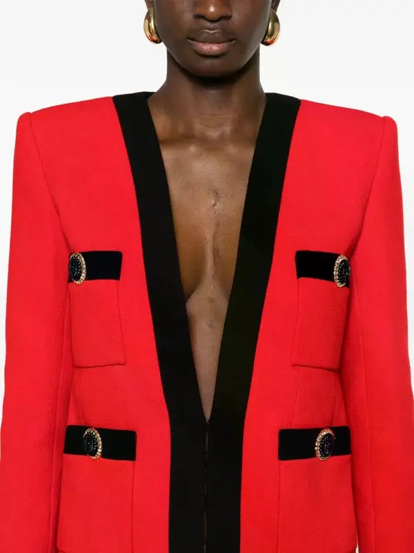 Balmain Four-pocket Wool Jacket