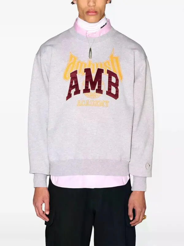 AMBUSH Logo-appliqué Sweatshirt - Grey