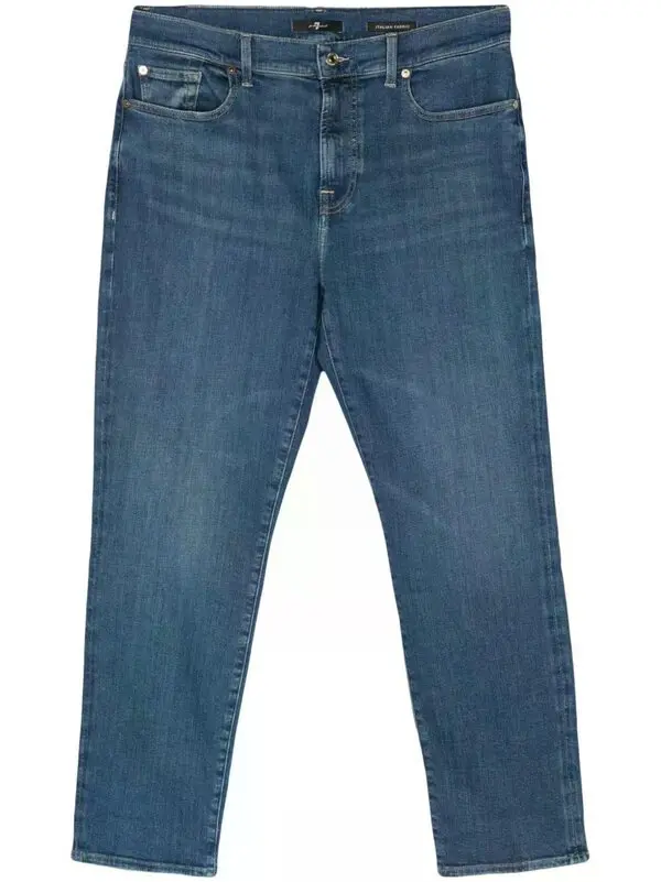 7 For All Mankind Relaxed Skinny Jeans - Blue