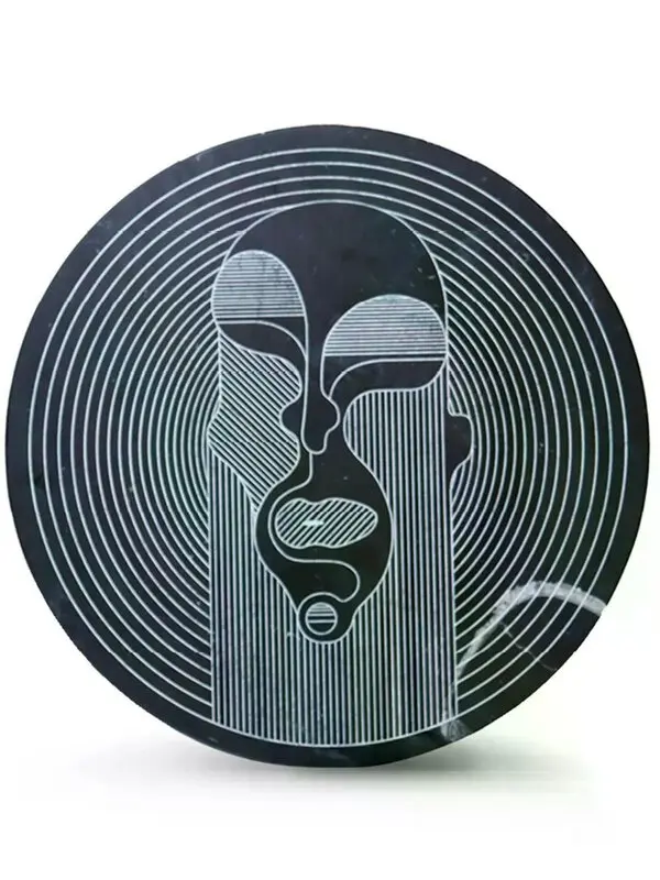 EDITIONS MILANO Marblelous Xiii Marble Plate - Black