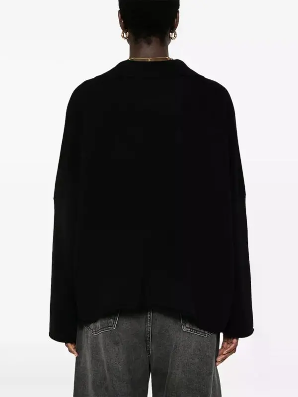 Alanui Polo Sweater - Black