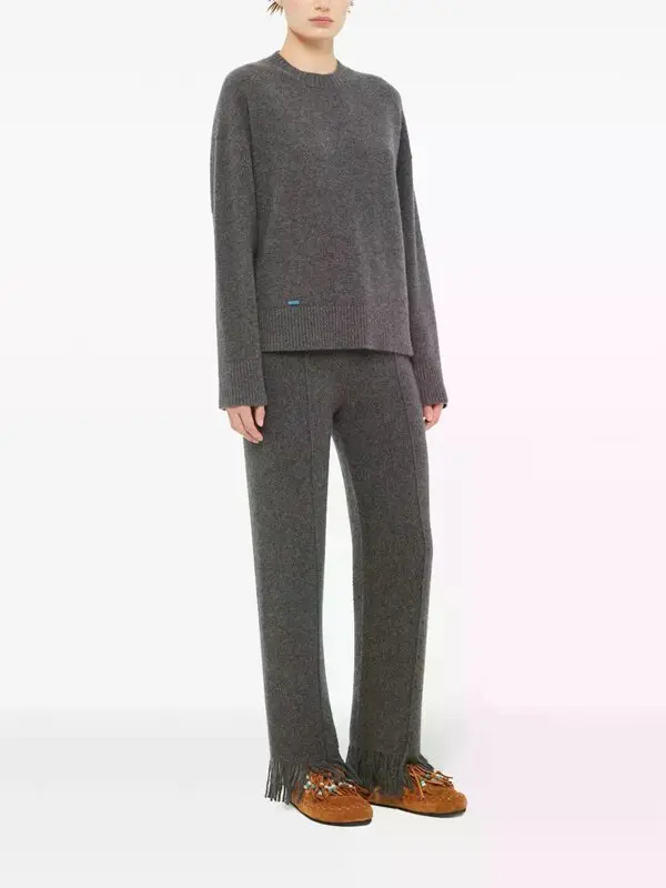 Alanui Cashmere-silk Blend Jumper - Grey