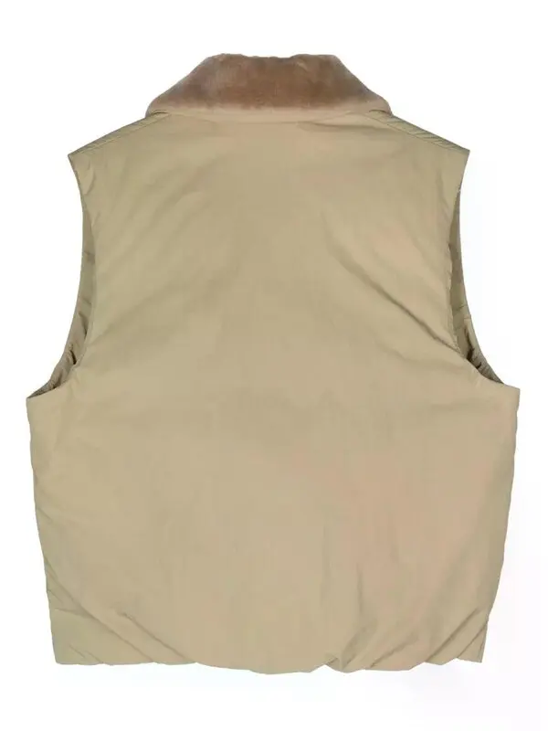 Nanushka Fleece-collar Padded Gilet