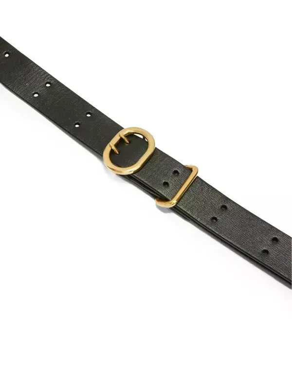 JIL SANDER Cannolo Leather Belt