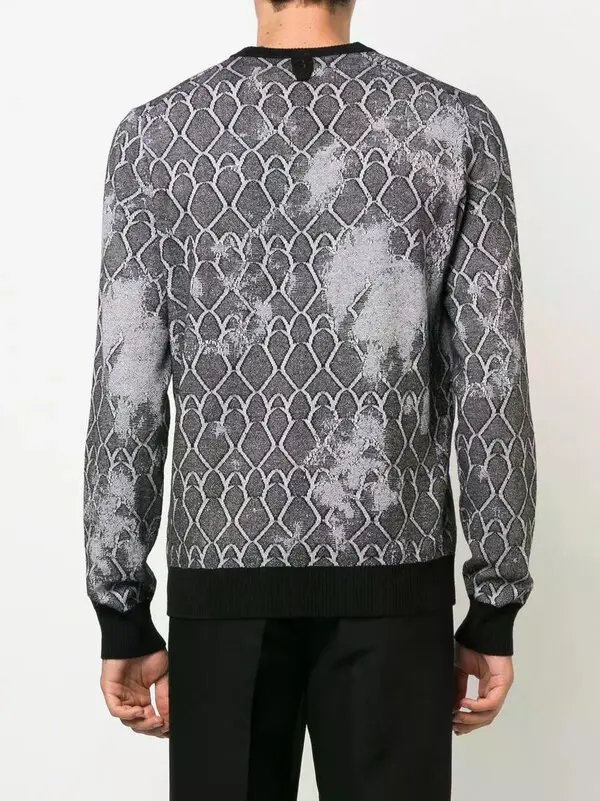 BILLIONAIRE Distressed Knitted Jumper