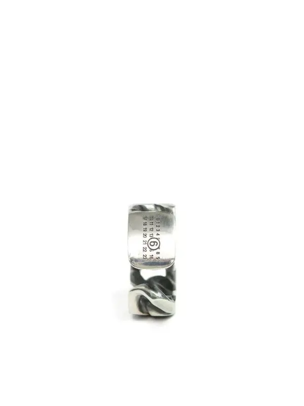 MAISON MARGIELA Chain Earcuff In Brass - Silver
