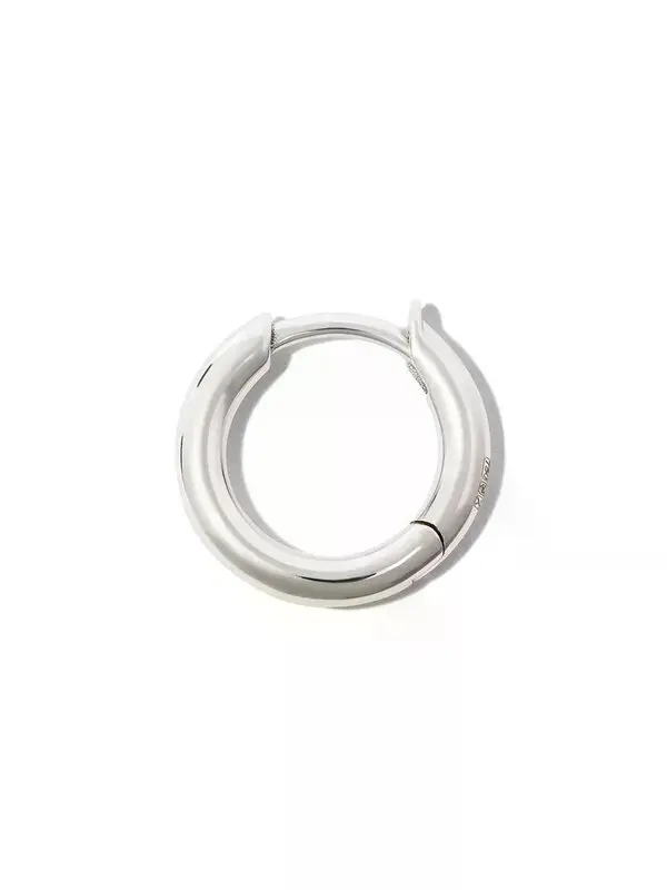 SPINELLI KILCOLLIN 18kt White Gold Micro Hoop Earring - Silver
