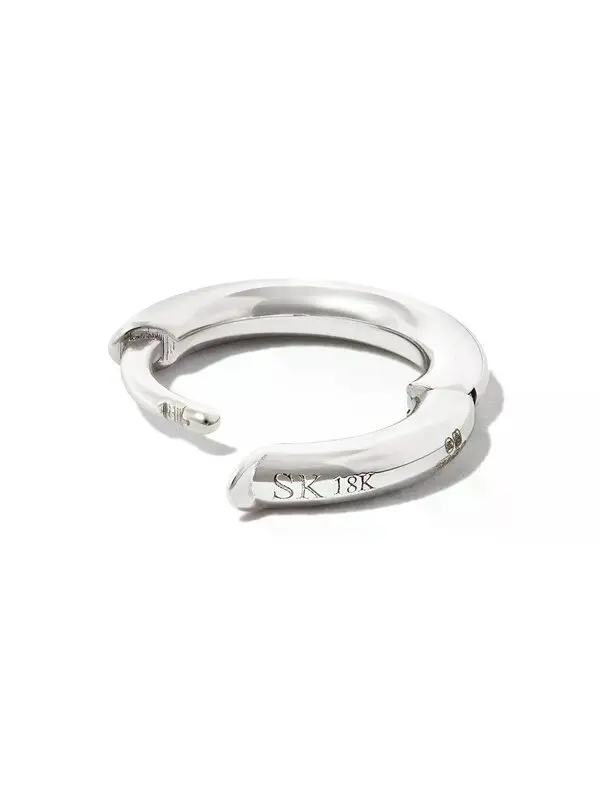 SPINELLI KILCOLLIN 18kt White Gold Micro Hoop Earring