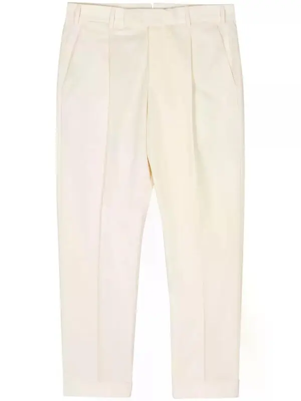 PT TORINO Pressed-crease Slim-cut Trousers
