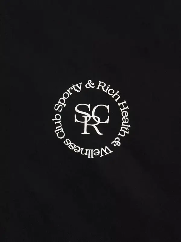 Sporty & Rich Embroidered Logo Shorts