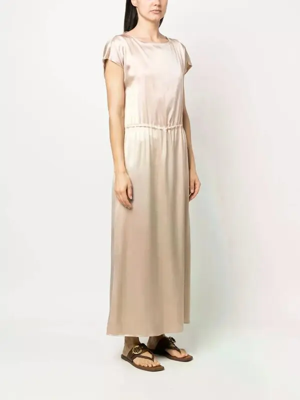ALYSI V-back Satin Maxi Dress