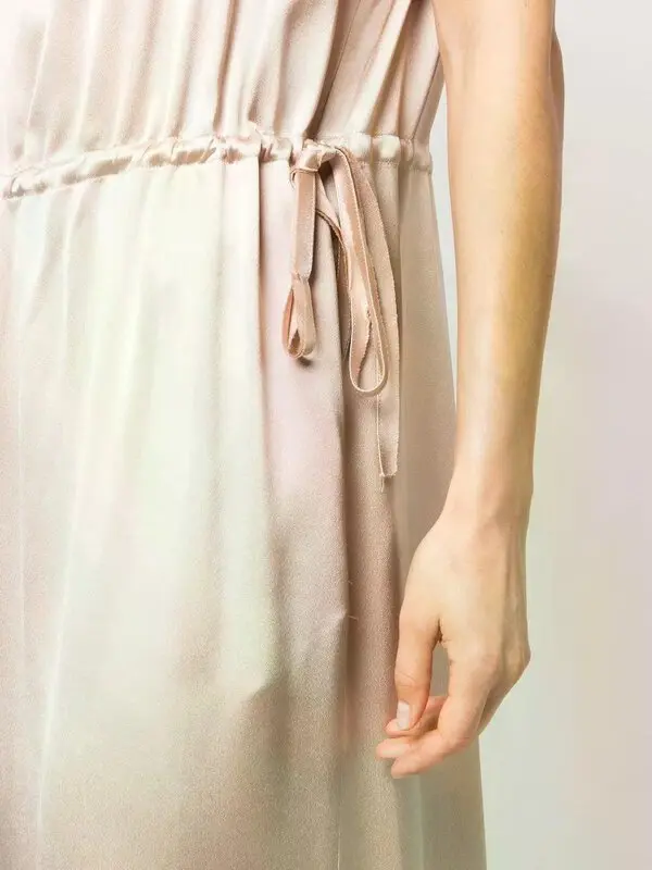 ALYSI V-back Satin Maxi Dress