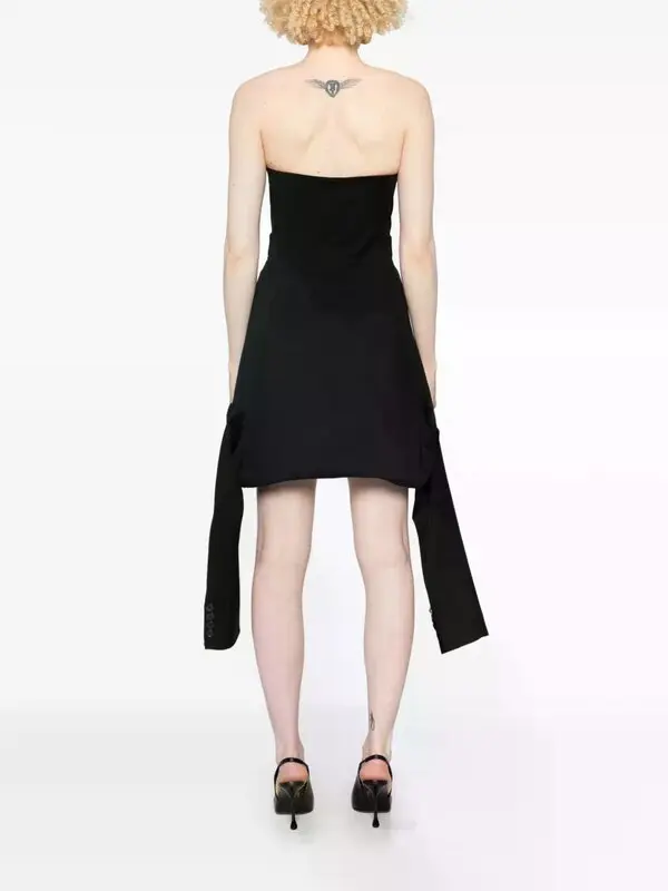 Moschino Panelled Strapless Top