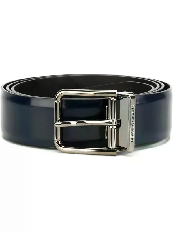 Dolce & Gabbana Classic Buckle Belt - Blue