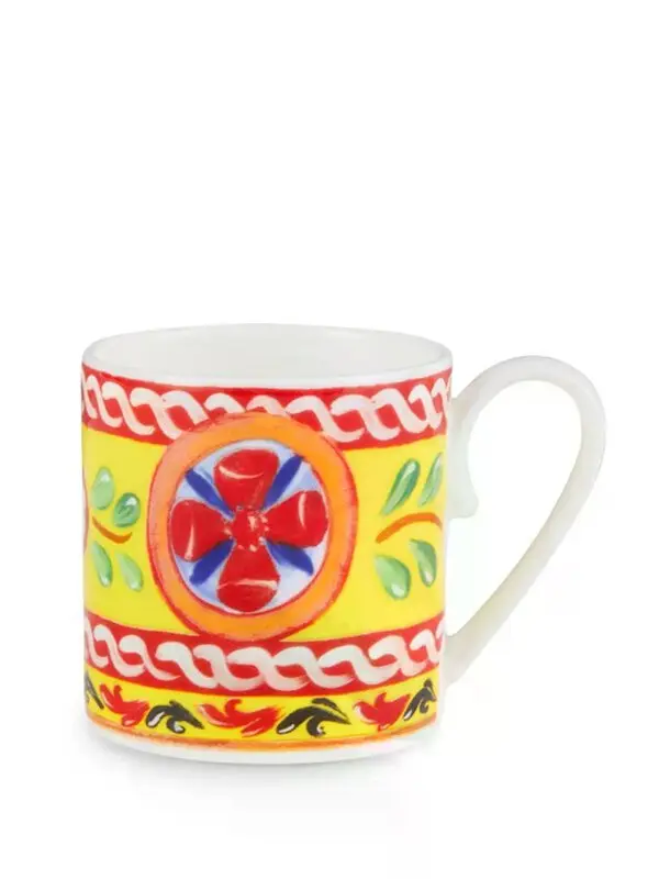 Dolce & Gabbana Geometric-pattern Porcelain Espresso-set