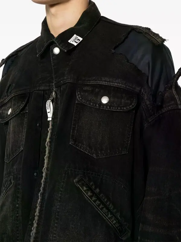 Mihara Yasuhiro Layered Denim Bomber Jacket