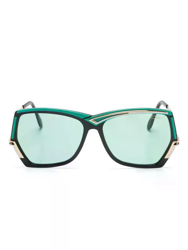 Cazal Geometric Sunglasses - Black