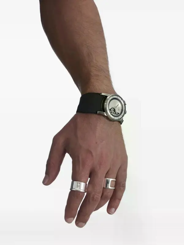 FOB PARIS Automatic Movement Watch With Leather Strap