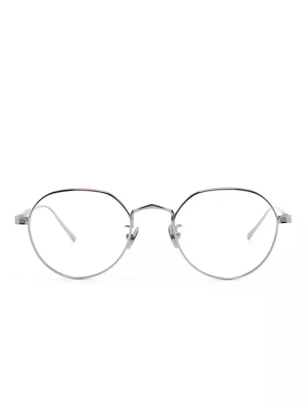 Cartier Ct0561oa Round Frame Eyeglasses - Silver