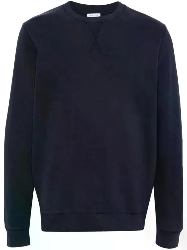 Sunspel Fine-knit Cotton Sweatshirt - Blue
