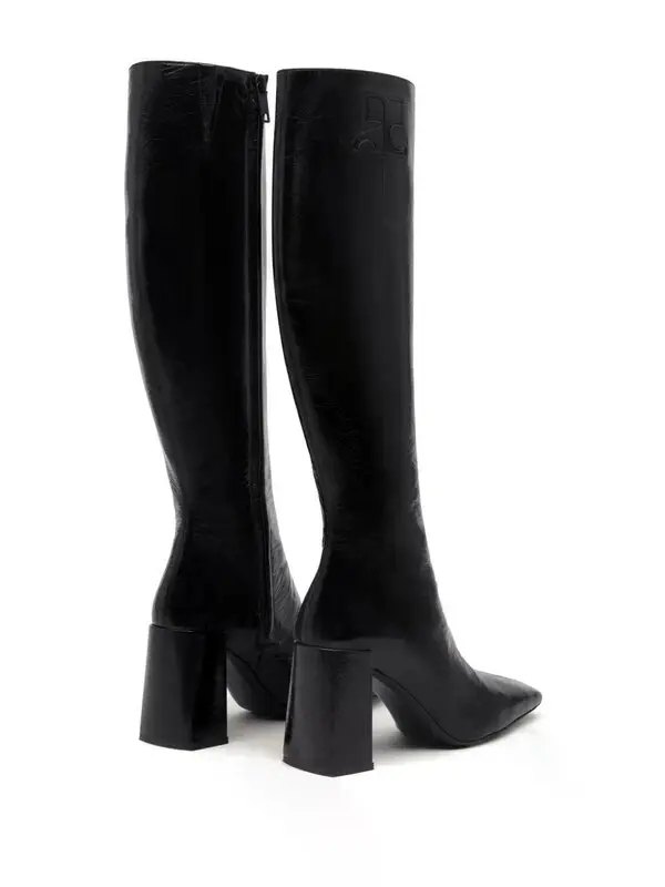 COURREGES Heritage Naplack 70mm Leather Boots
