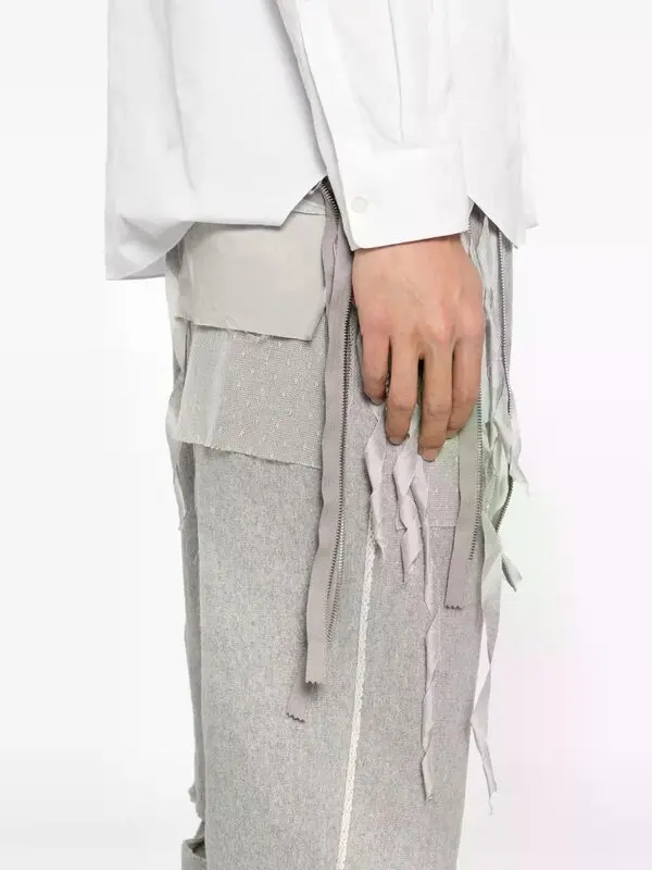 MIDORIKAWA Light Cut-out Detail Trousers