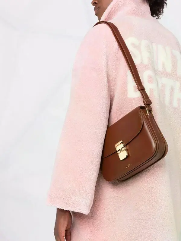 A.p.c. Small Grace Shoulder Bag - Brown