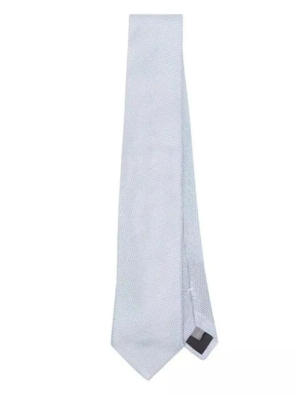 FURSAC Knitted Silk Neck Tie - Blue